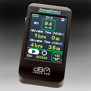 Sensaphonics dB Check Pro IEM Sound Level Analyzer | FOH | Front of ...