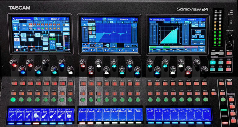 TASCAM Sonicview 24XP Digital Console | FOH | Front of House Magazine