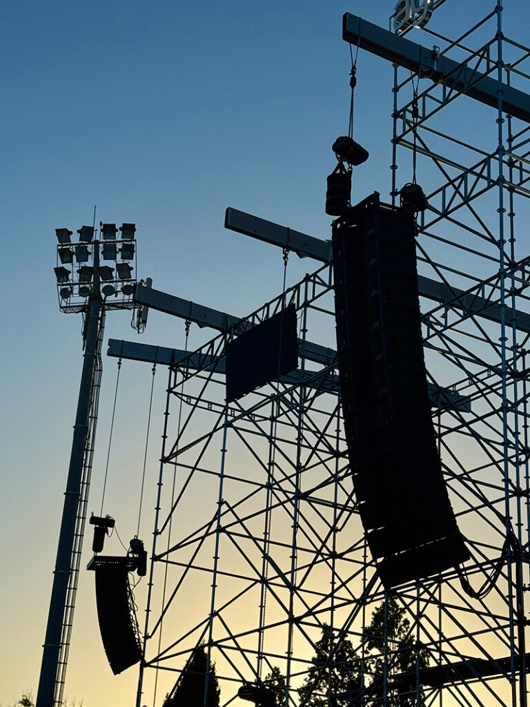 AudioMatrix Rocks Ageas Cooljazz with Outline GTO Rig | FOH | Front of ...