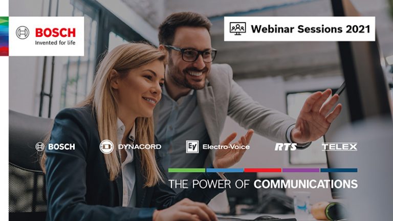 Bosch Communications Systems Announces Webinars on Aug. 17, 18, 19 ...