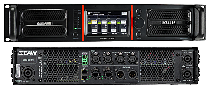 EAW UXA4416 DSP Amps with Resolution Software Update | FOH | Front of House Magazine