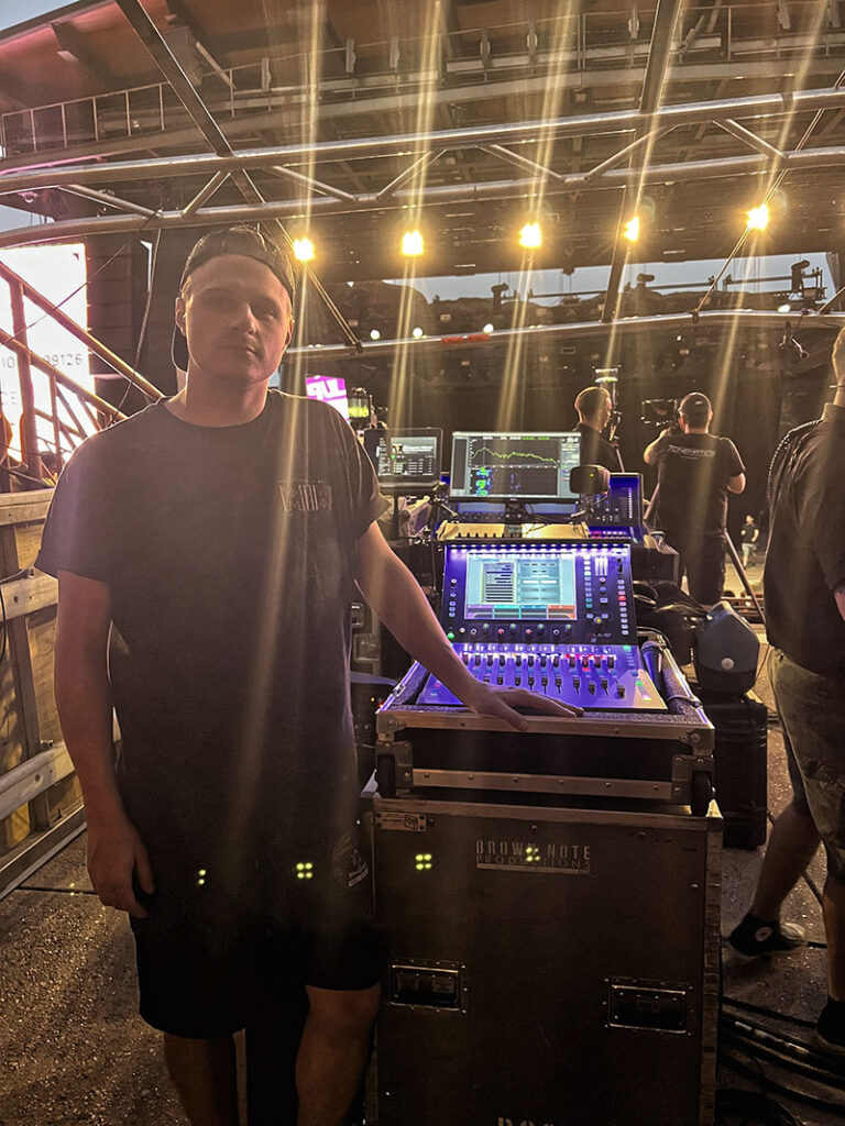FOH Engineer Logan Beaver Mixes Motionless In White with dLive Console ...