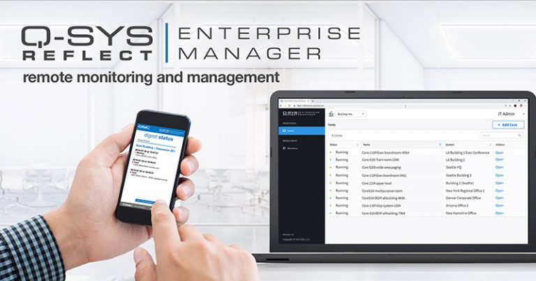 Q-SYS Reflect Enterprise Manager Now Available in Additional Countries ...