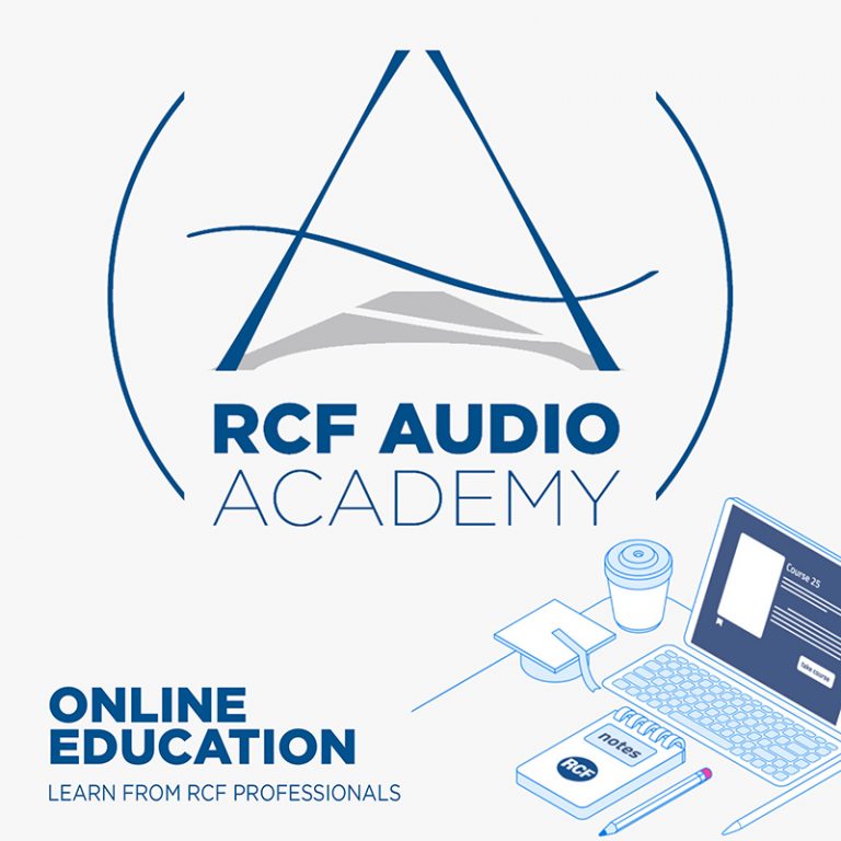 RCF Announces Free Webinar Series – FOH | Front of House Magazine