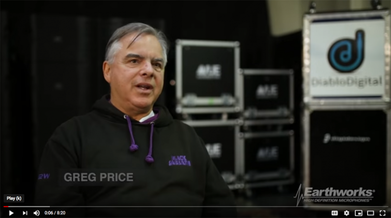 Earthworks Video Series Features FOH Engineer Greg Price | FOH | Front ...
