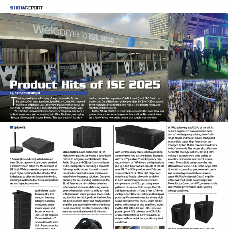 FOH: Front of House Magazine