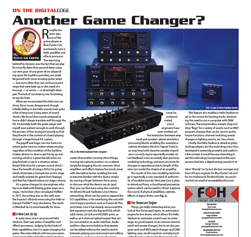 Tips for Mixing Monitors from Front of House | FOH | Front of House ...