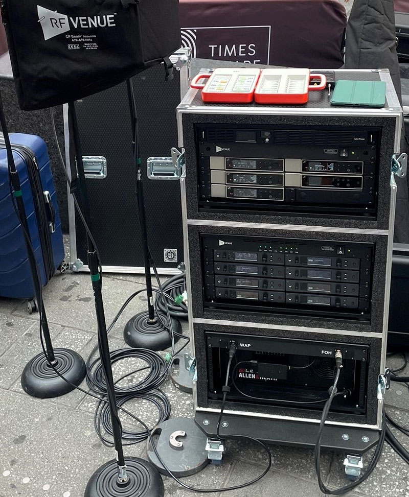 Times Square Live Concert Series Gets RF Assist from RF Venue | FOH ...