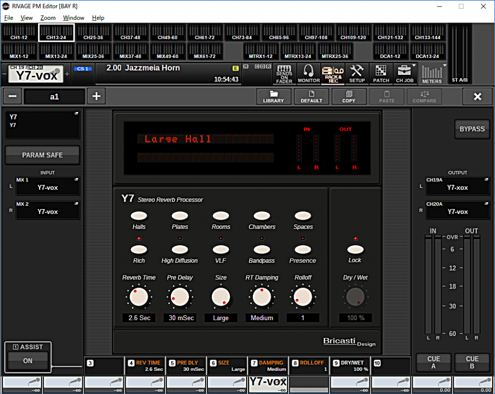 Yamaha RIVAGE PM Series Adds Premium Y7 Bricasti Reverb Plug-in | FOH ...