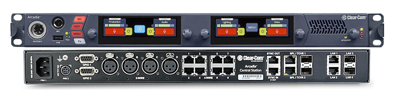 Clear-Com Arcadia IP Central Station Intercom | FOH | Front of House ...