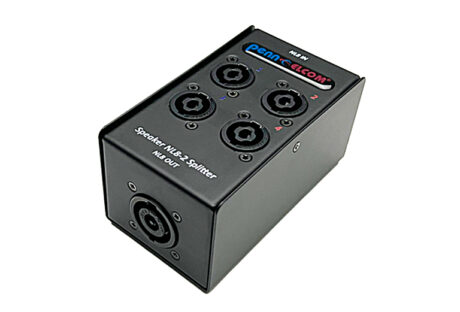 Penn-Elcom Slimline 4-Way NL-8 Speaker Splitter Box | FOH | Front of ...