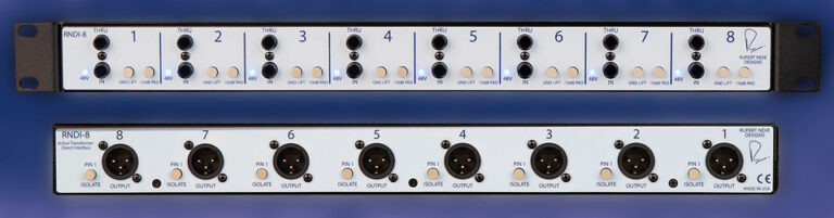 Rupert Neve Designs Offers 8-channel RNDI-8 Rack Direct Box | FOH ...