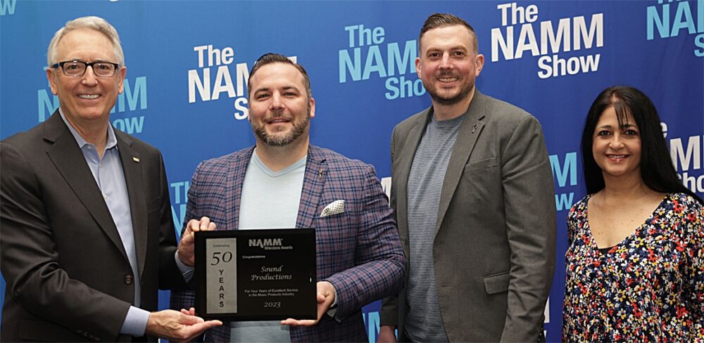 Sound Productions Honored with NAMM Milestone Award | FOH | Front of ...