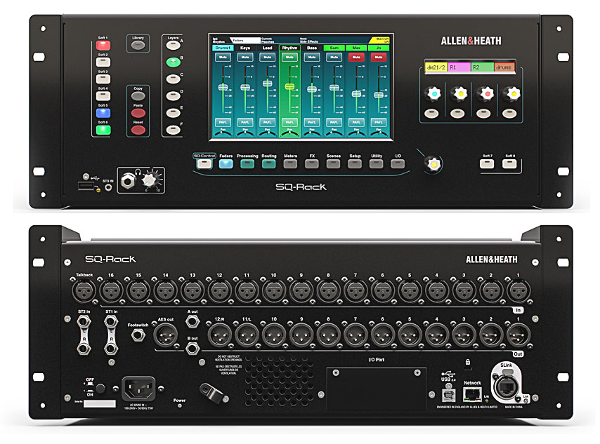 Allen & Heath Unveils SQ-Rack Console | FOH | Front of House Magazine